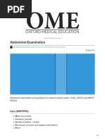 OSCE Checklist for Renal Examination | PDF | Kidney | Edema