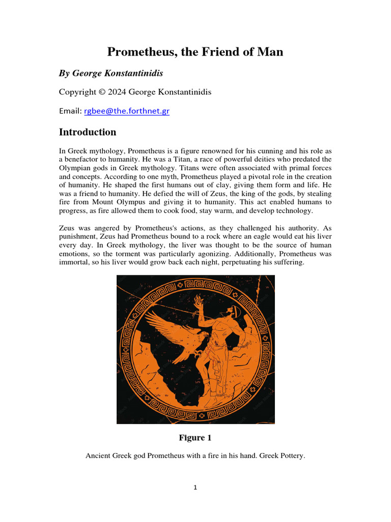 Prometheus: Myth, Tragedy, and Influence | PDF | Prometheus | Zeus
