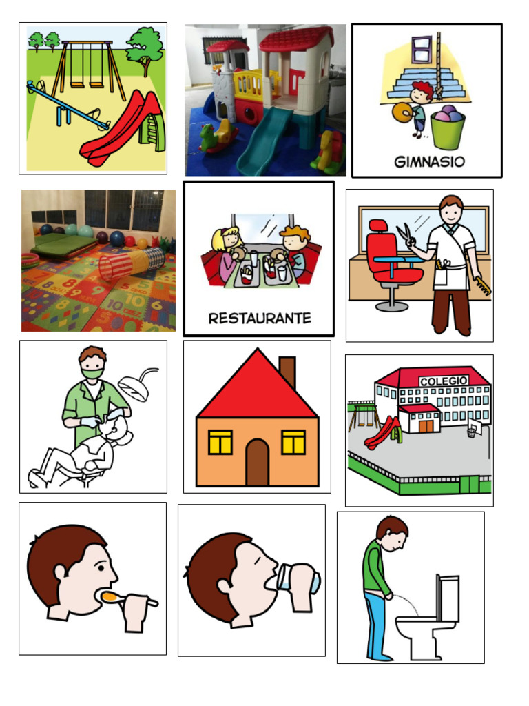 Pictogramas de Tableros de Comunicacion | PDF