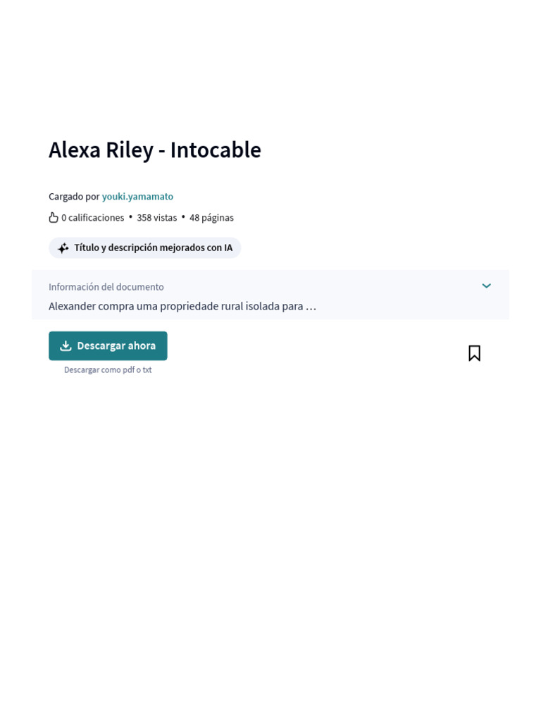 Alexa Riley - Intocable: Alexander Compra Uma Propriedade Rural Isolada ...