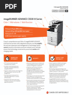 Canon imageRUNNER C359iF C259iF Brochure | PDF | Computer Security ...