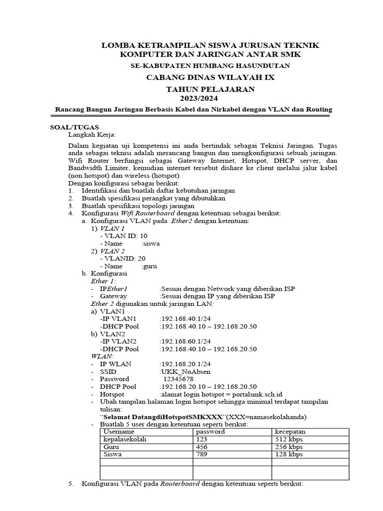 Soal Lks 2024 | PDF