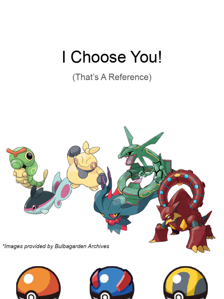 I Choose You! - Visual Aid | PDF
