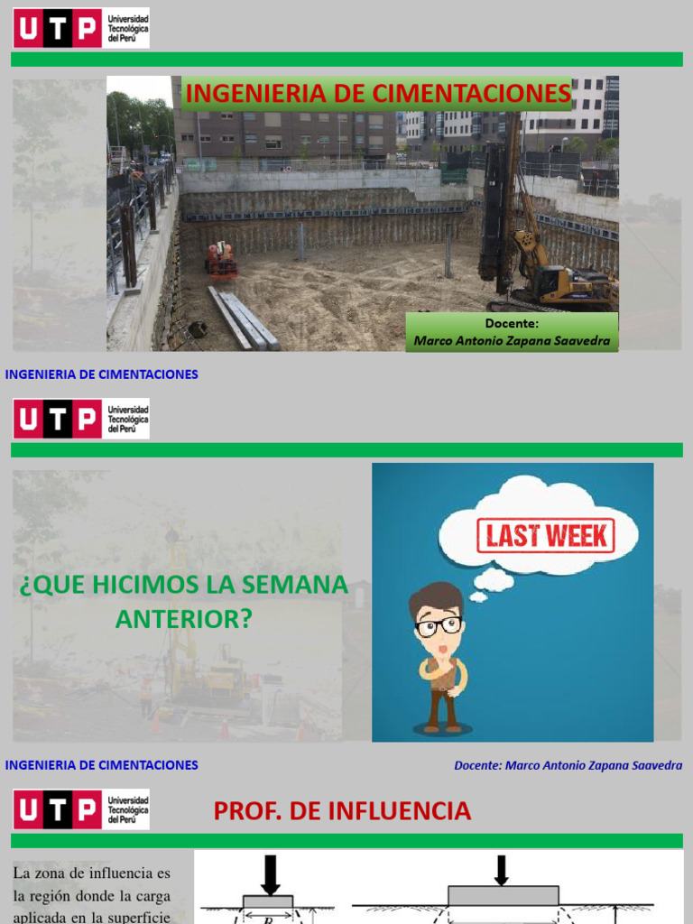 Ing Cim - S06 - s01 - Cimentaciones Superficiales - p1 | PDF | Fundación (Ingeniería ...