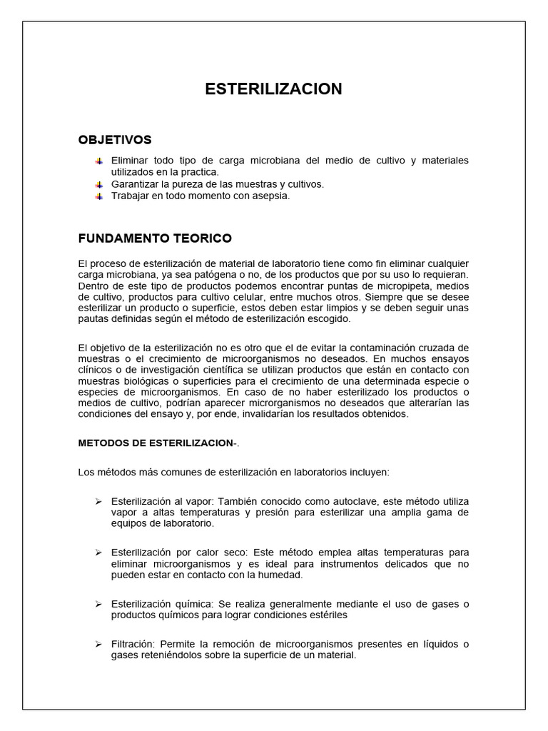 Informe Lab 2 Microbiology | PDF | Esterilización (Microbiología) | Microbiología