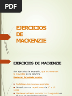 Ejercicios de Mckenzie | PDF