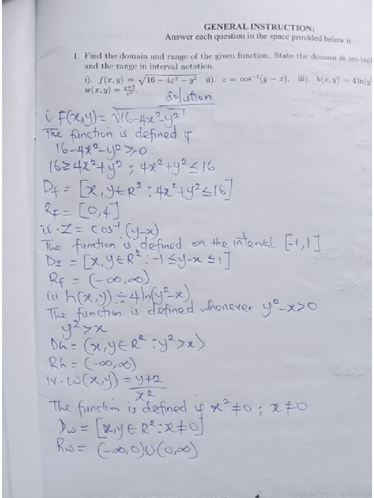 Sir Edumaths MTH201 Solution | PDF