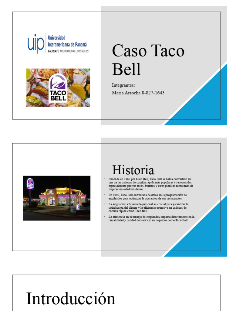 Caso Taco Bell Grupal | PDF