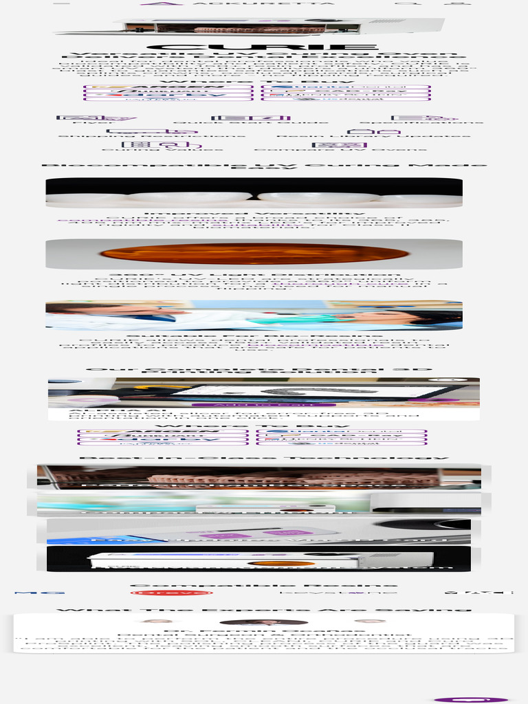 CURIE Versatile UV Curing Oven For Dental Applications | PDF