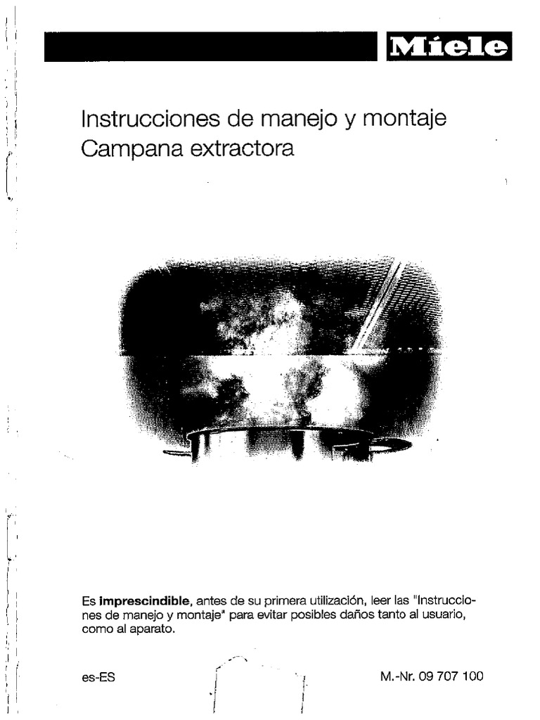 Campana Extractora MIELE | PDF