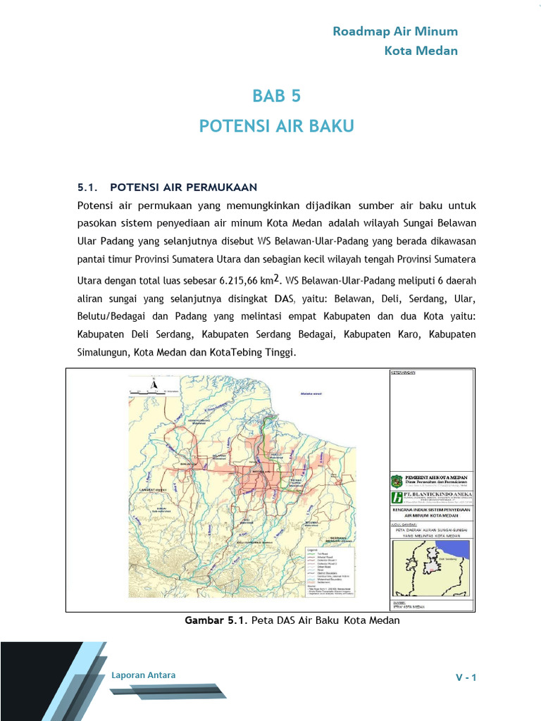 Potensi Air Baku Kota Medan | PDF