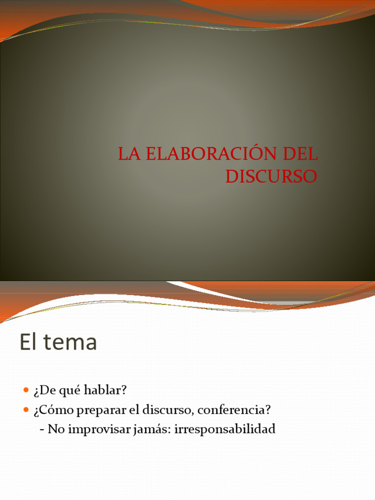 Partes Del Discurso | PDF | Discurso | Sicología