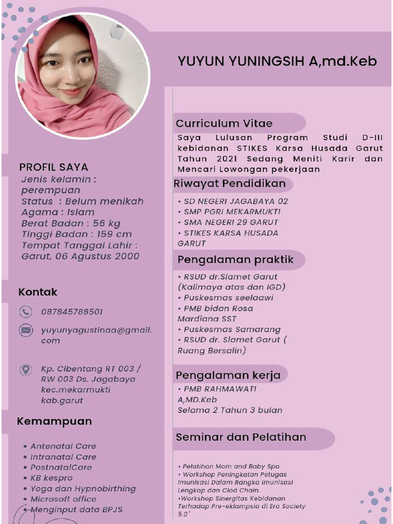CV Yuyun | PDF