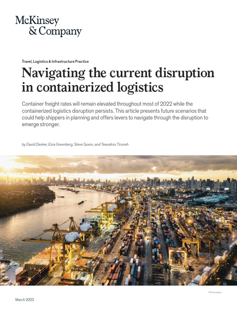 Navigating The Current Disruption in Containerized Logistics | PDF ...
