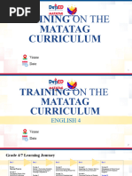 MATATAG CURRICULUM Parts of A Lesson Exemplar | PDF