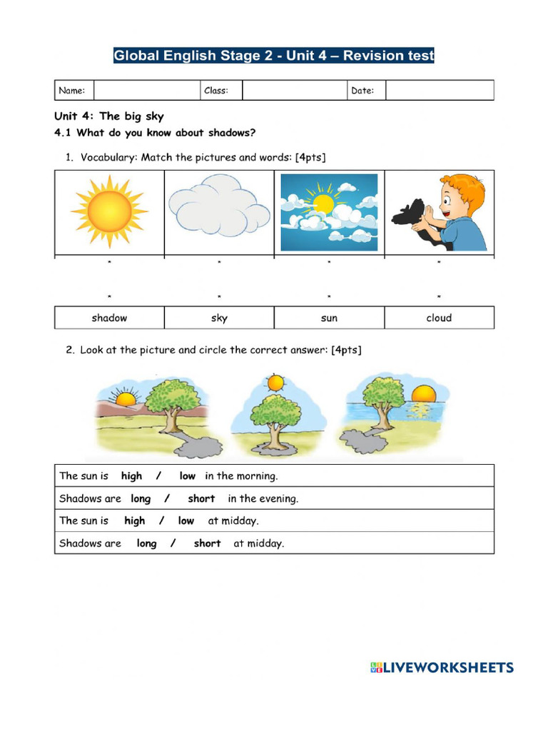Unit 4 Revision Test | PDF