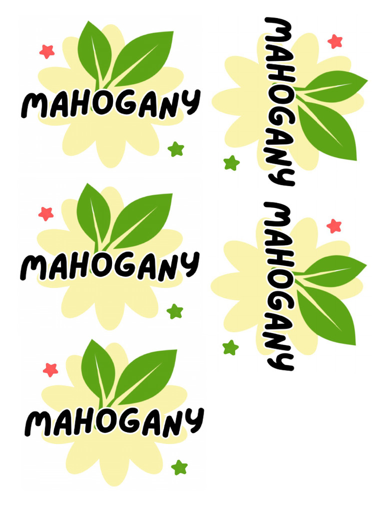 Logo Design Mahogany | PDF