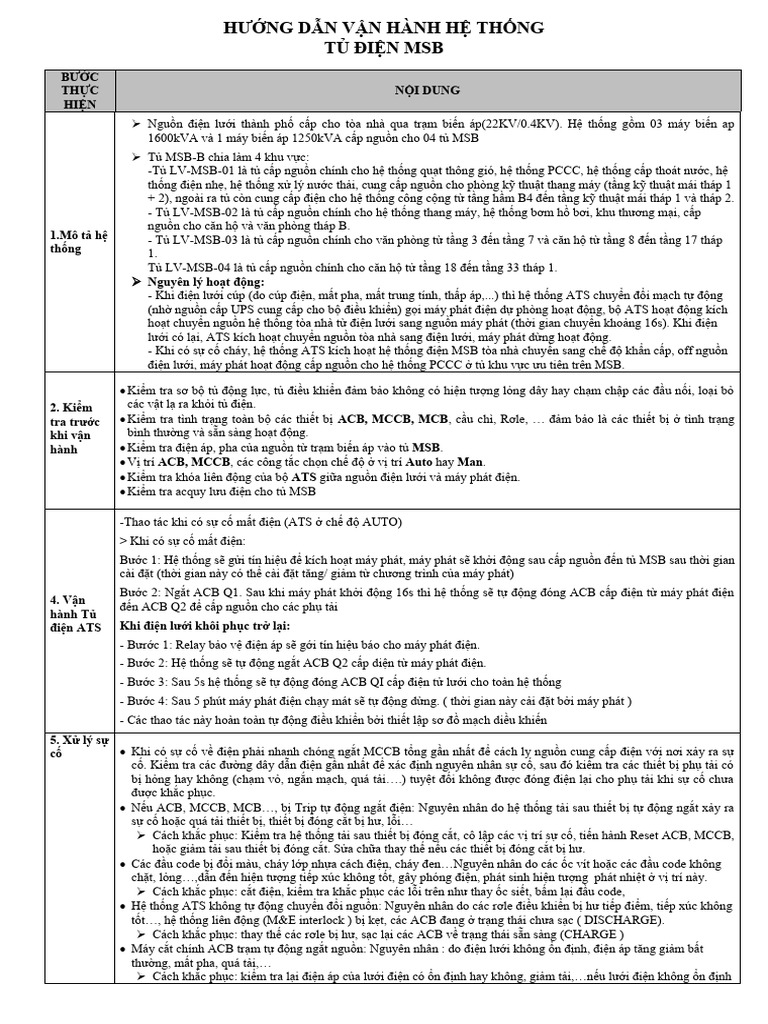 4. HDVH HT TU DIEN MSB.B | PDF