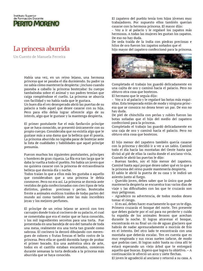 cuento_la_princesa_aburrida | PDF | Montañas | Ciencias de la Tierra