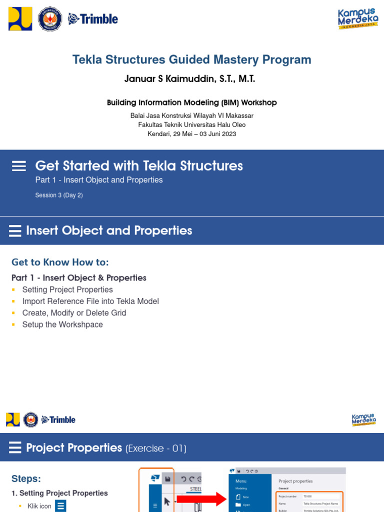 Get Started With Tekla Structures | PDF