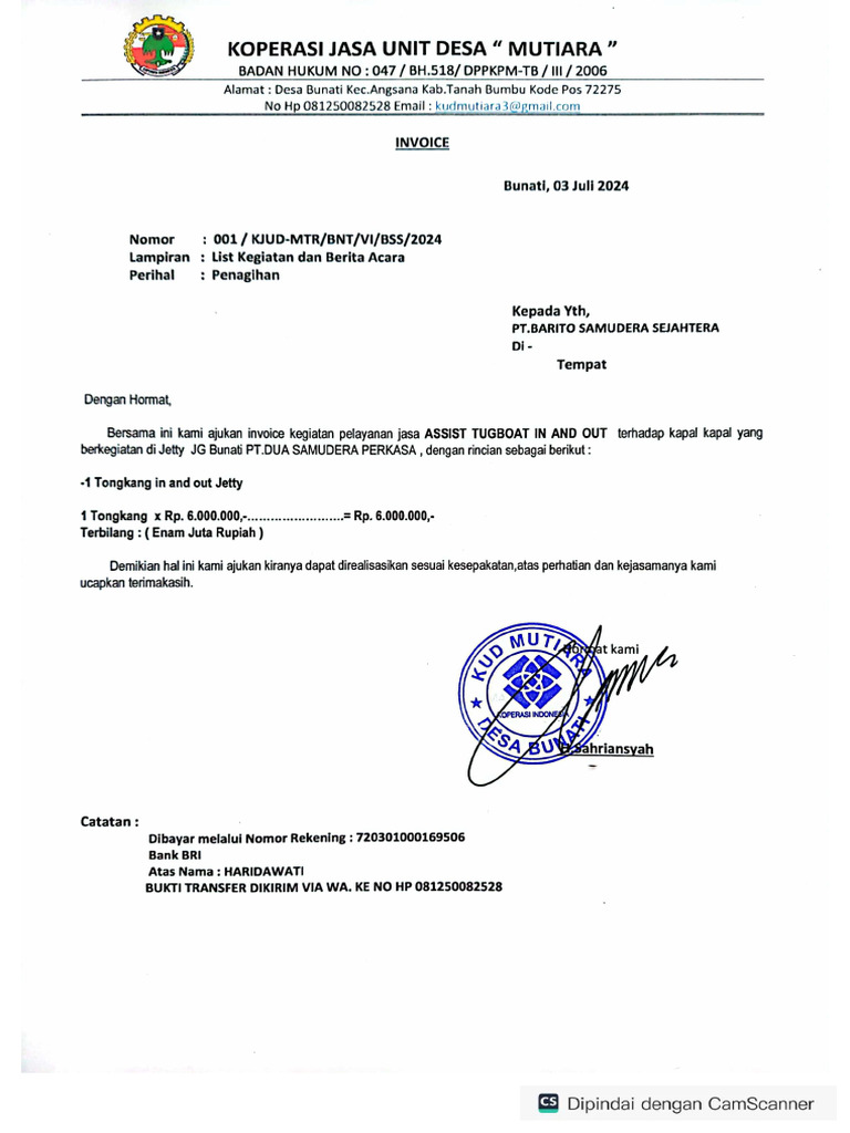 Invoice Assist BSS Juni 2024 | PDF