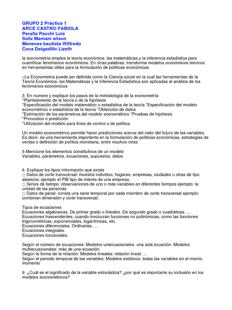 GRUPO 2 Práctica 1 Arce Castro Fabiola Peralta Pacchi Luis Soliz Mamani ...