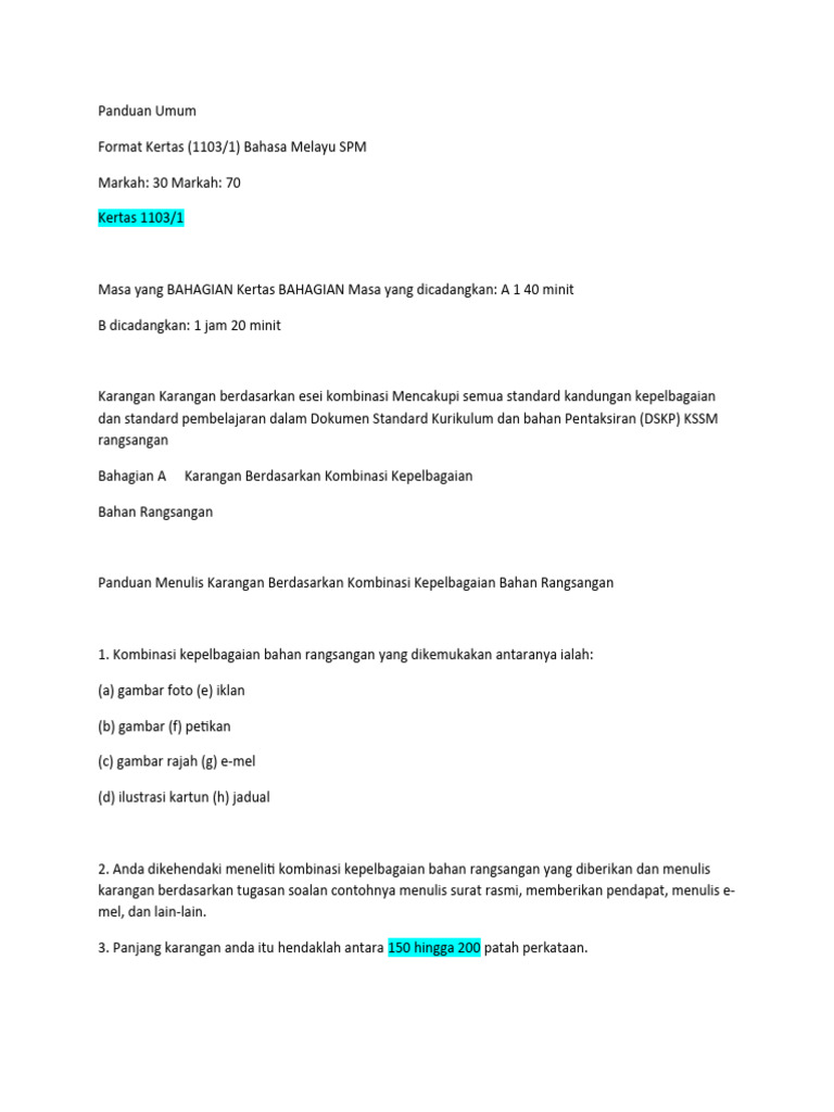 BM Karangan | PDF | Karier & Perkembangan | Seni & Disiplin Bahasa