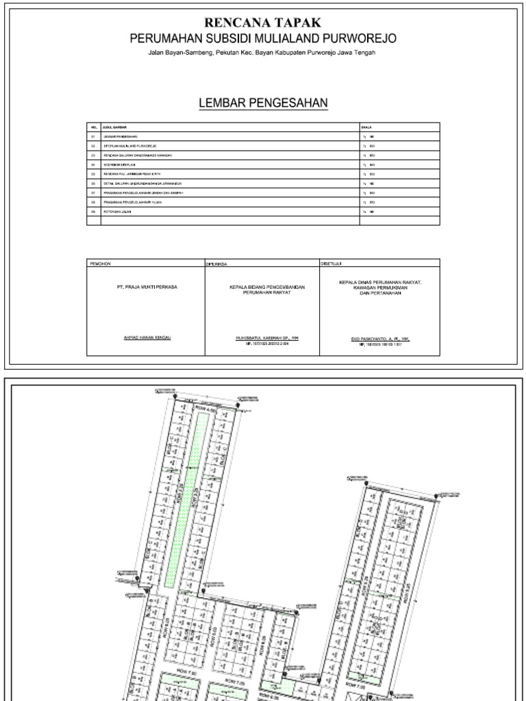 PURWOREJO - CAD - New Siteplan v2 Rev 6 | PDF