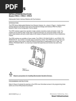 Installation Instructions Models Xtri-S / Xtri-D / Xtri-R: Building ...