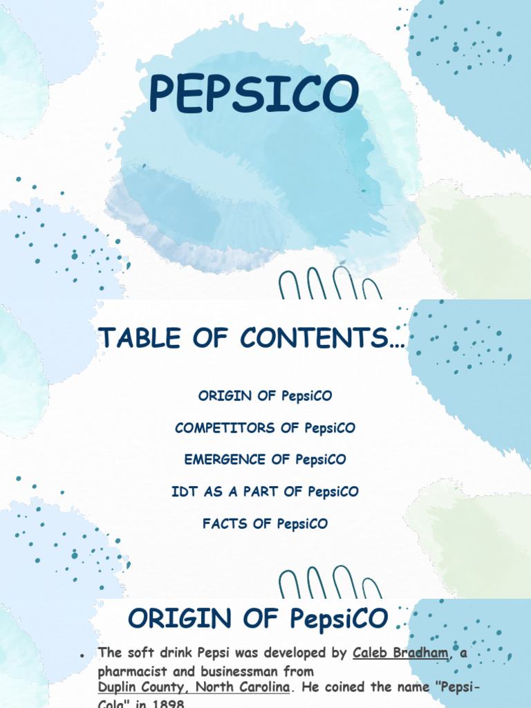 Marketing Plan | PDF | Pepsi | Pepsi Co