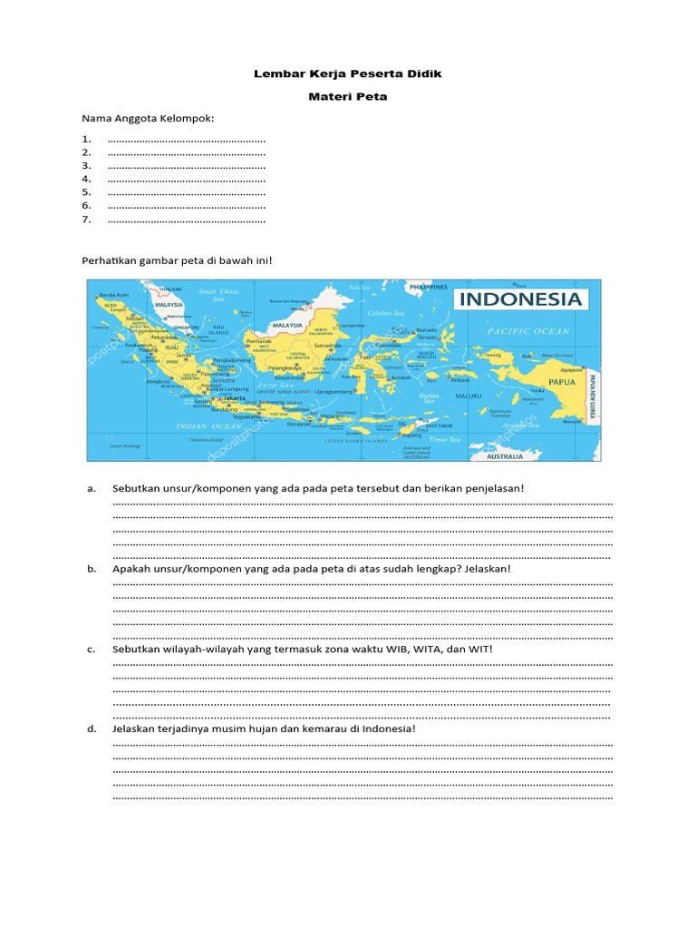 Lembar Kerja Peta | PDF