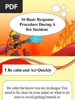Fire Safety: Essential Response Steps | PDF | Fires | Smoke