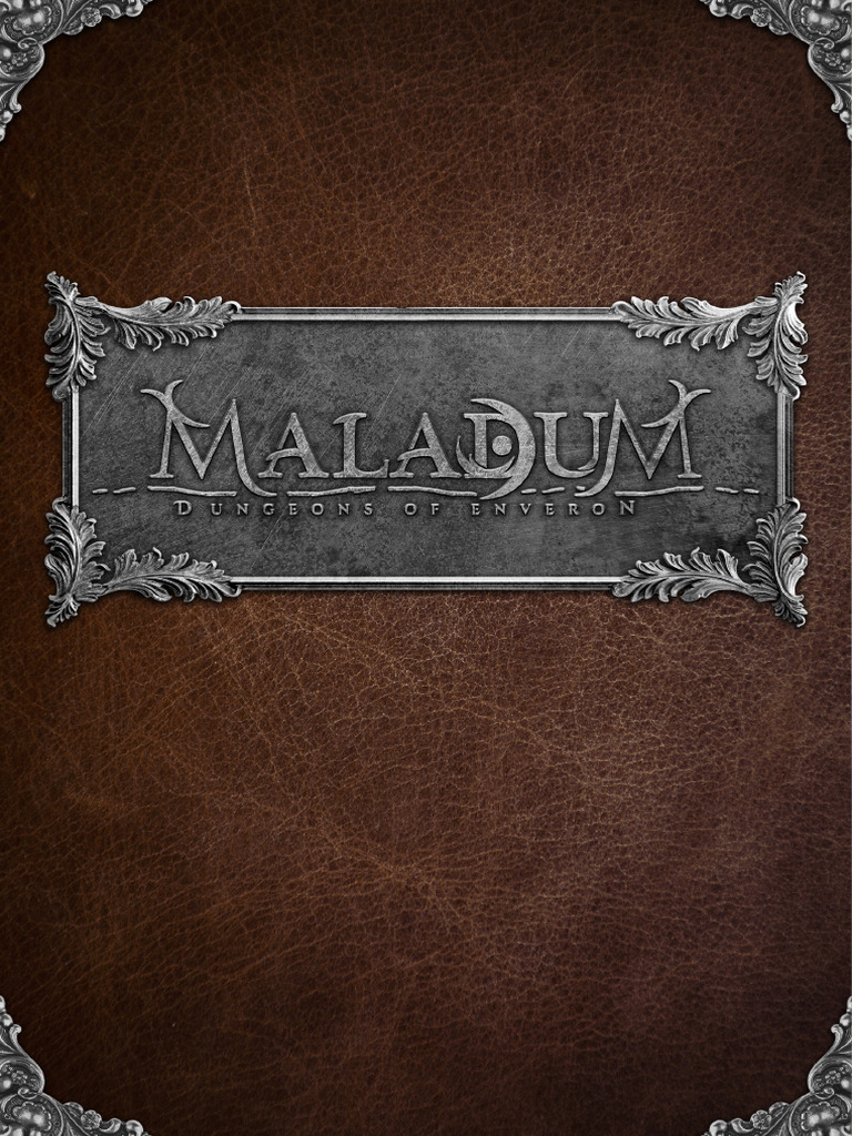 Maladum Dungeons of Enveron Rulebook - WEB | PDF