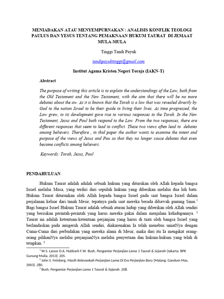 Tinggi Tandi P - Uas Teo PB | PDF | Ilmu Sosial