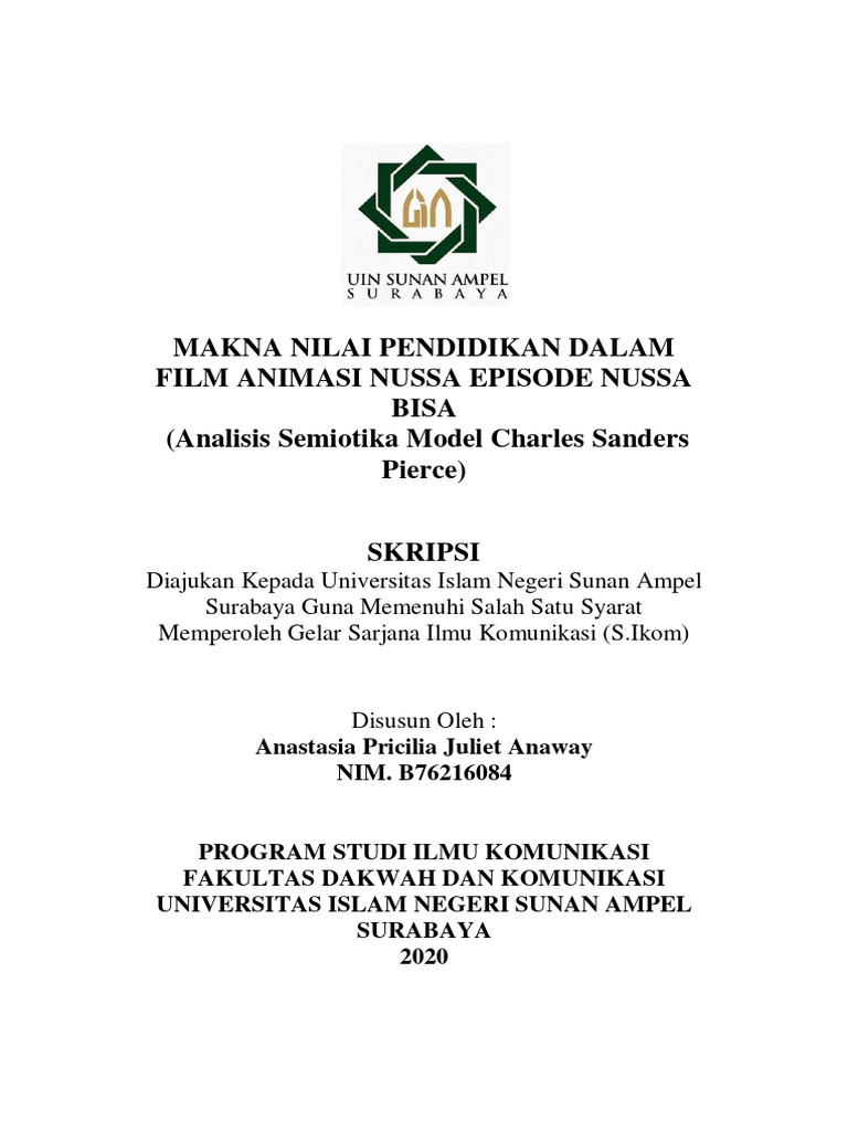 Anastasia Pricilia Juliet Anaway - B76216084 | PDF