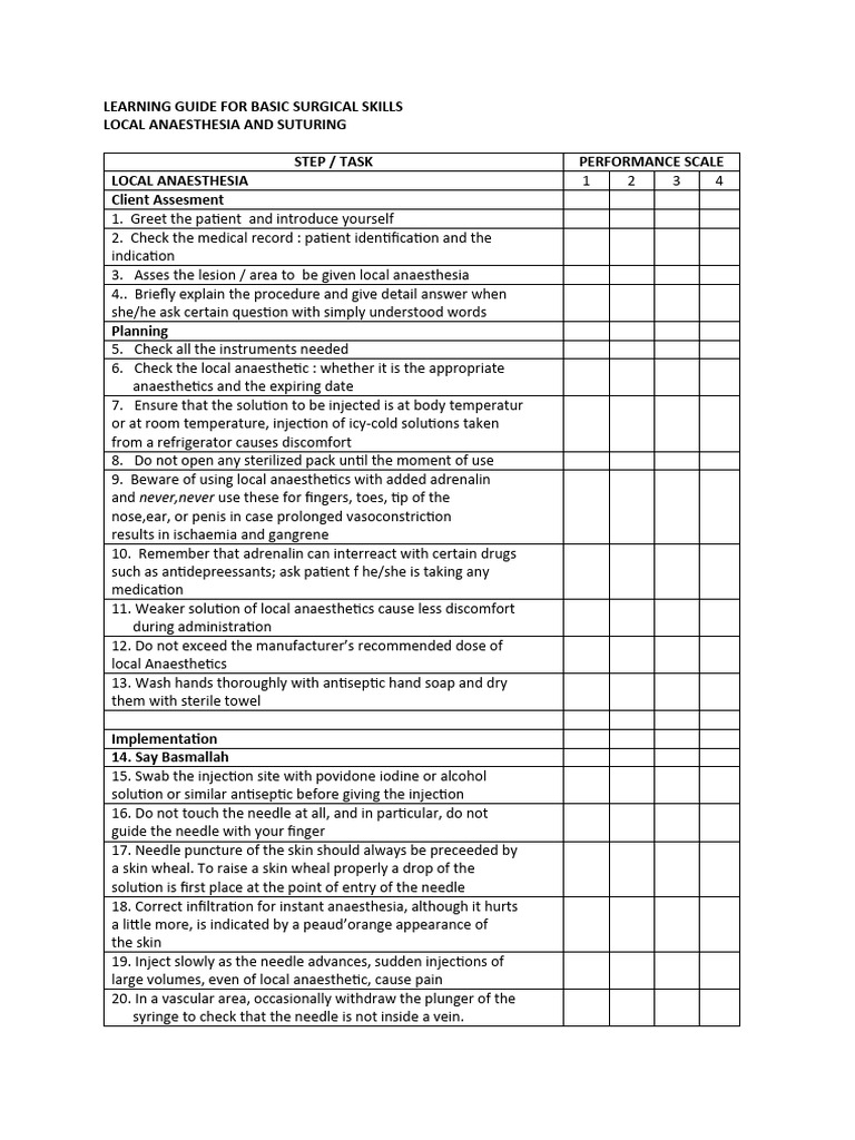 Suturing, Wound Toilet, Splinting, Bandaging | PDF | Surgical Suture ...