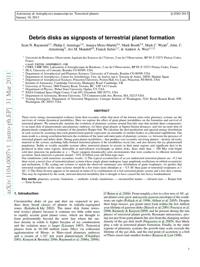 Exoplanet 1 | PDF | Planets | Exoplanet
