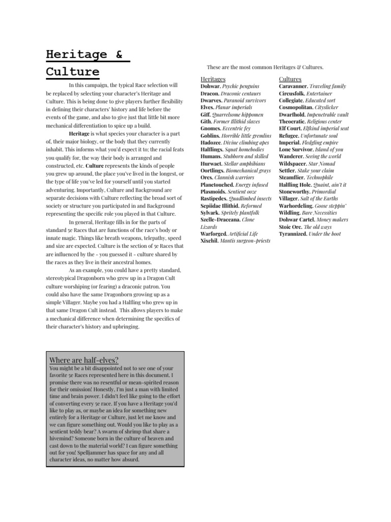 Spelljammer Homebrew | PDF