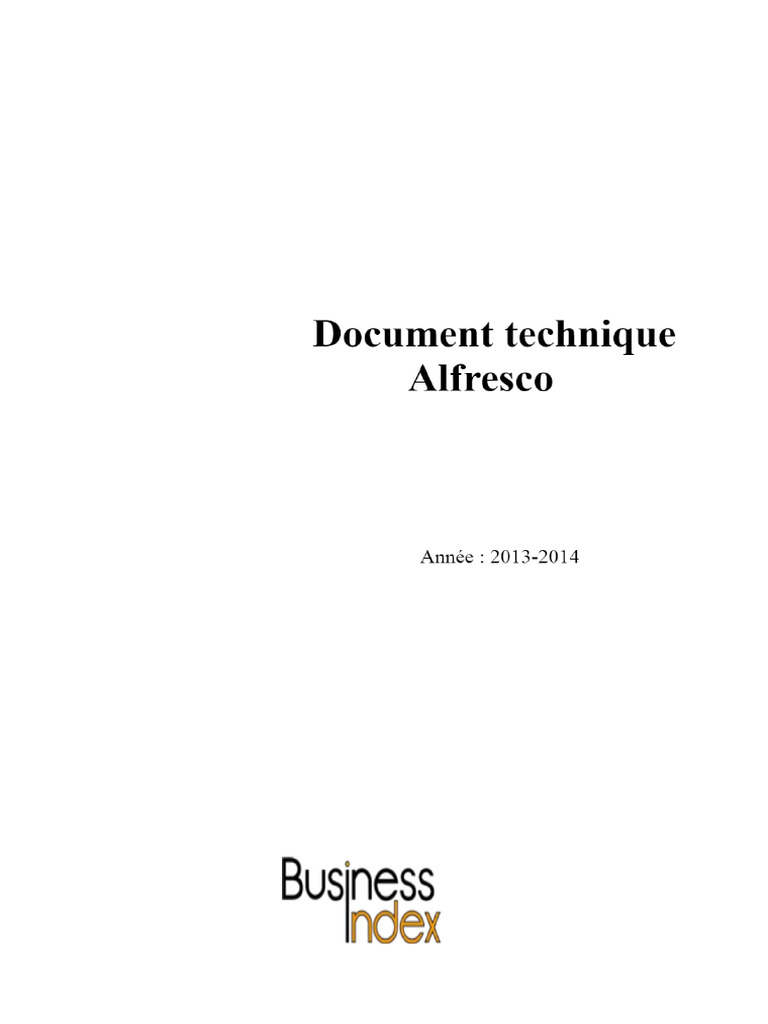 Document Technique Alfresco - PDF Free Download | PDF