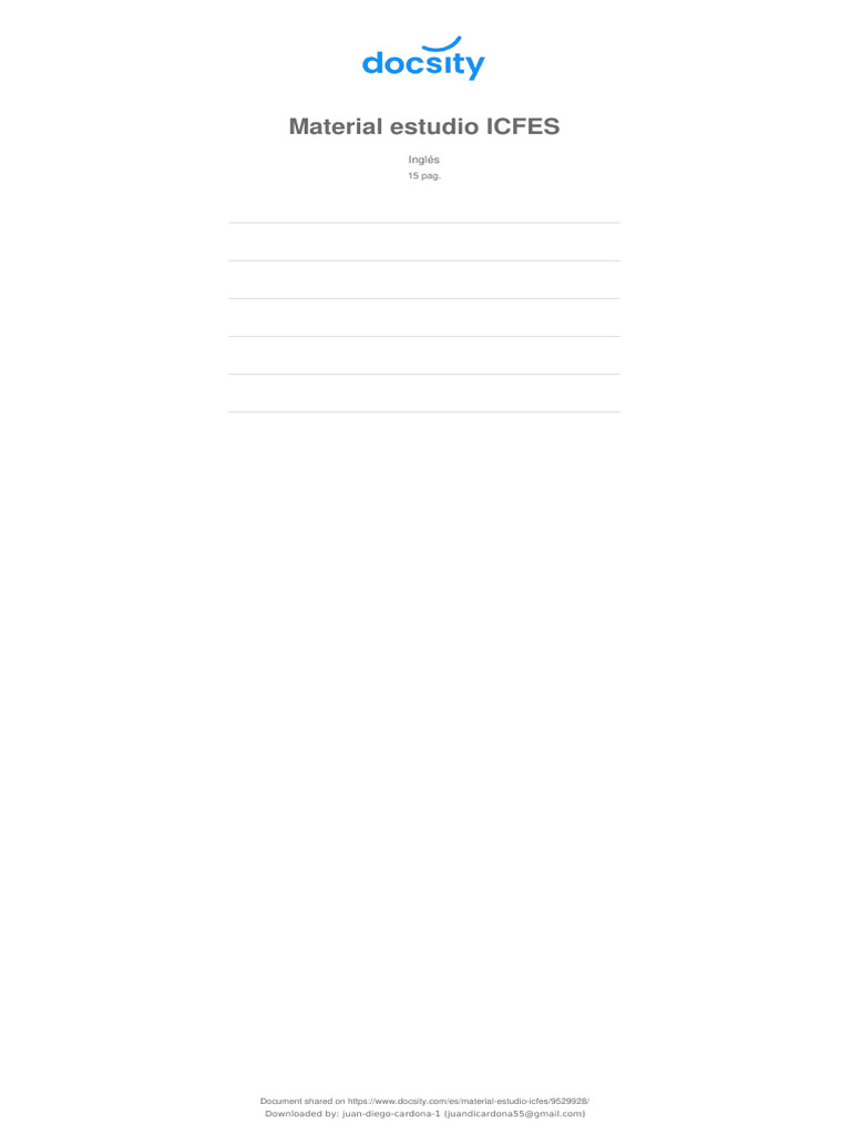 docsity-material-estudio-icfes | PDF | Social Media | Popular Culture & Media Studies