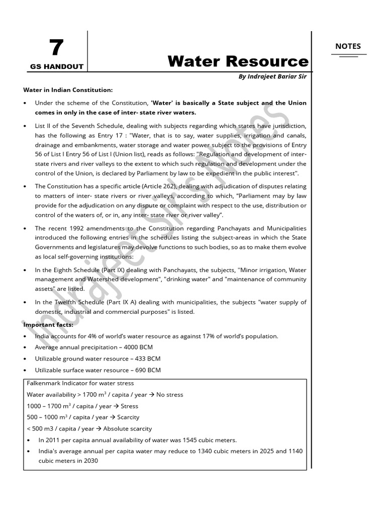 Water Resources | PDF | Water Resources | Water