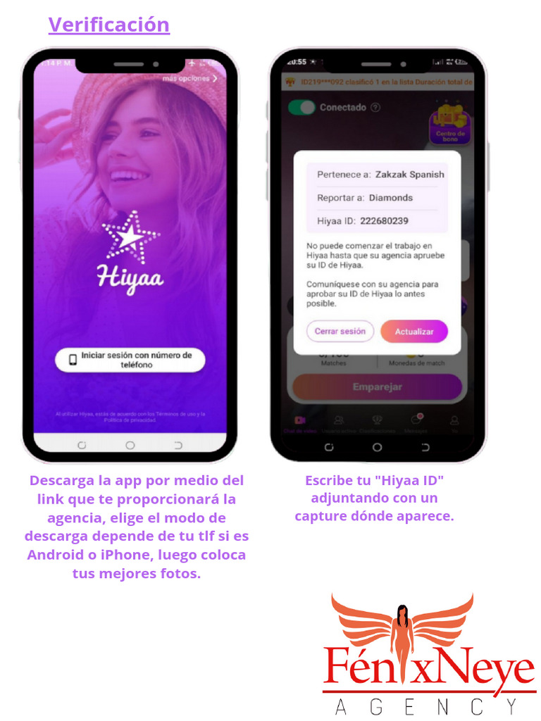 Manual de Instrucción de La App Hiyaa | PDF