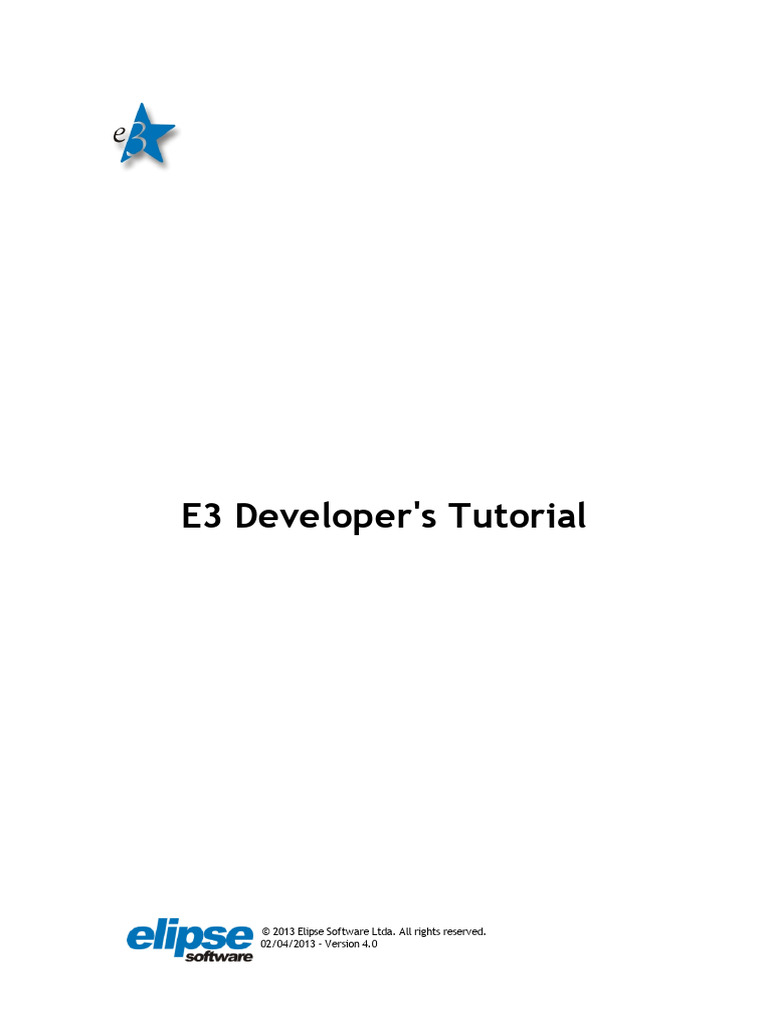 E3tutorial Developer Enu | PDF | Microsoft Windows | Windows Xp