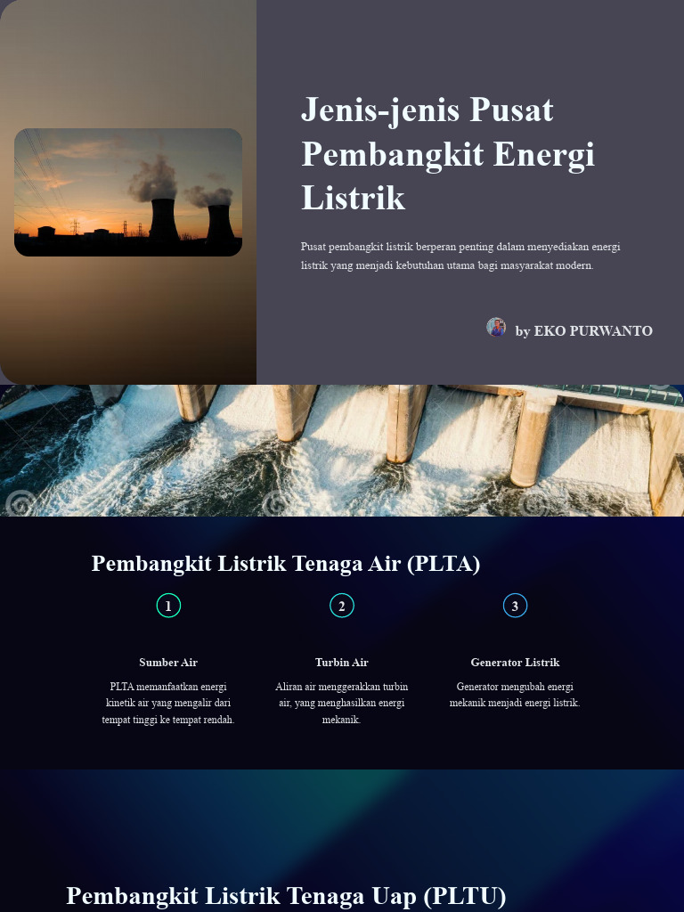 Jenis-jenis-Pusat-Pembangkit-Energi-Listrik | PDF
