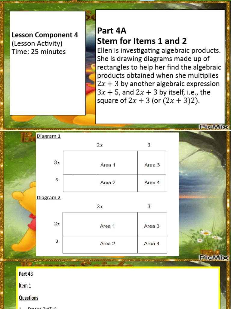 Lesson Component 4 Lesson Activity | PDF