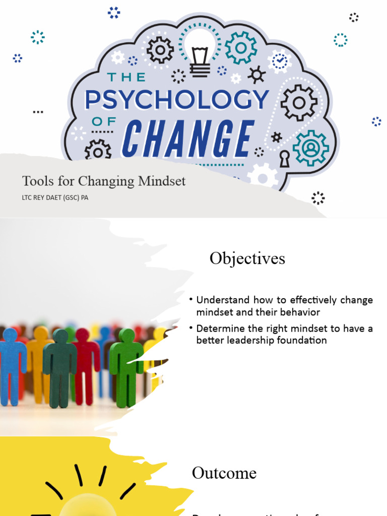 Mindset Change Tools for Leadership | PDF | Behavior | Mindset