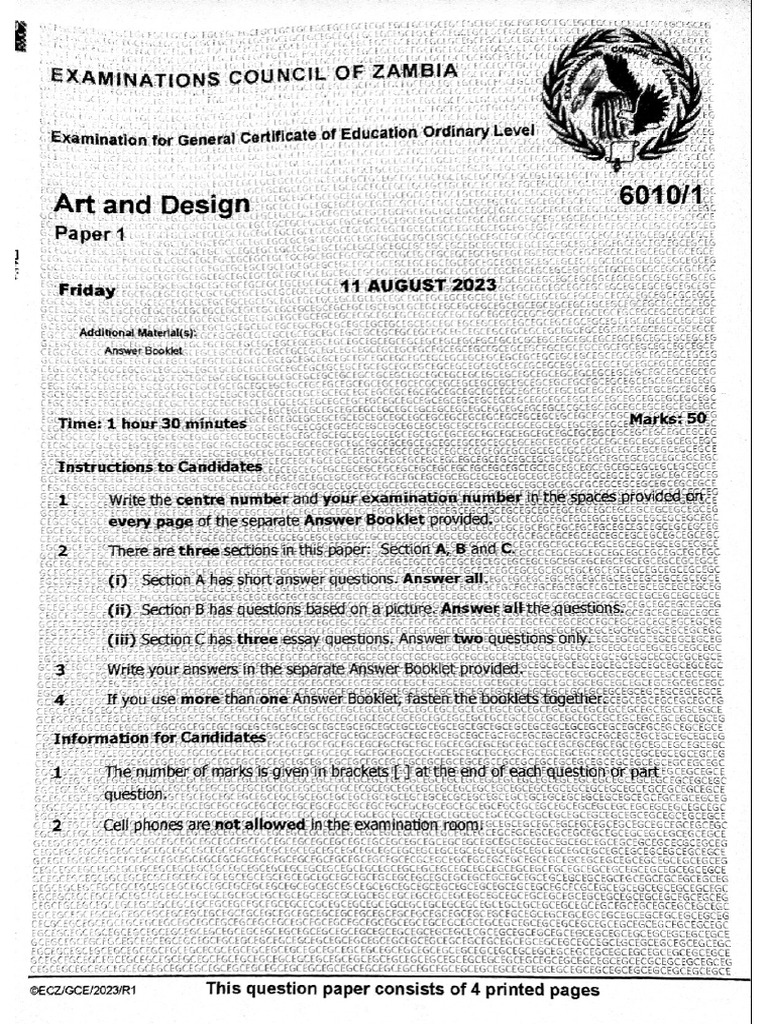 Gce 2023 | PDF