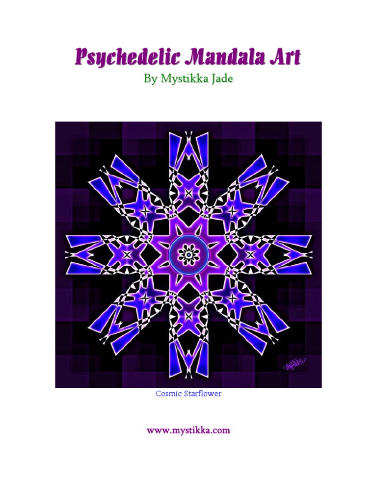 Psychedelic Mandala Art by Mystikka Jade | PDF