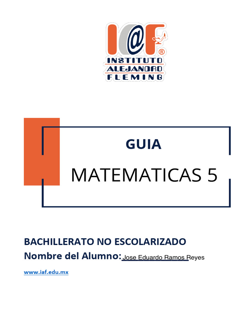 Guia - Matematicas 5 | PDF