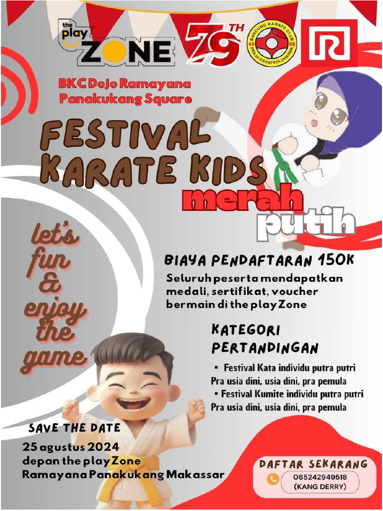 Proposal Ramayana Karate Festival Kids Merah Putih 2024 | PDF